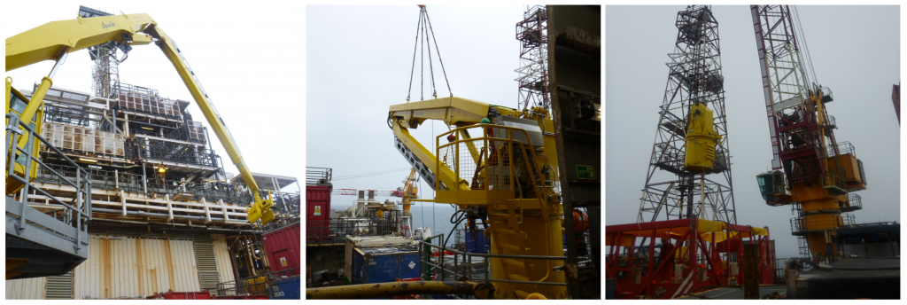 Pipe Handler Crane Installation and Commission from Outreach Offshore
